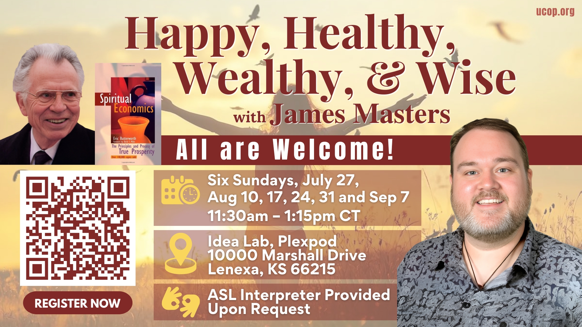 Happy, Healthy, Wealthy, and Wise with James Masters - Unity Church of ...